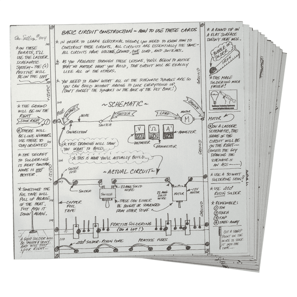 Hands On-Line Electrical Training Cards - Walmart.com