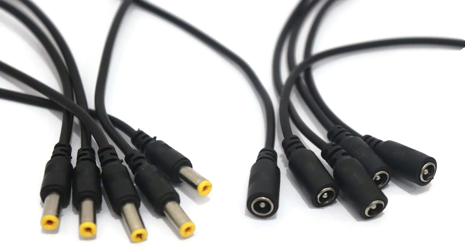 Electronic Spices DC Power Female And Male digital Cable 12V 5A Male ...