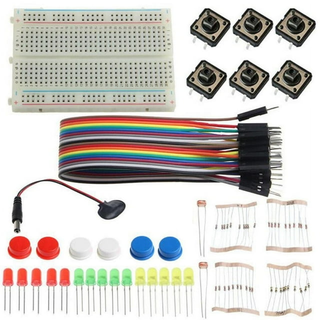 Electronic Starter Kit R3 Mini Breadboard LED Jumper Wire Button for ...