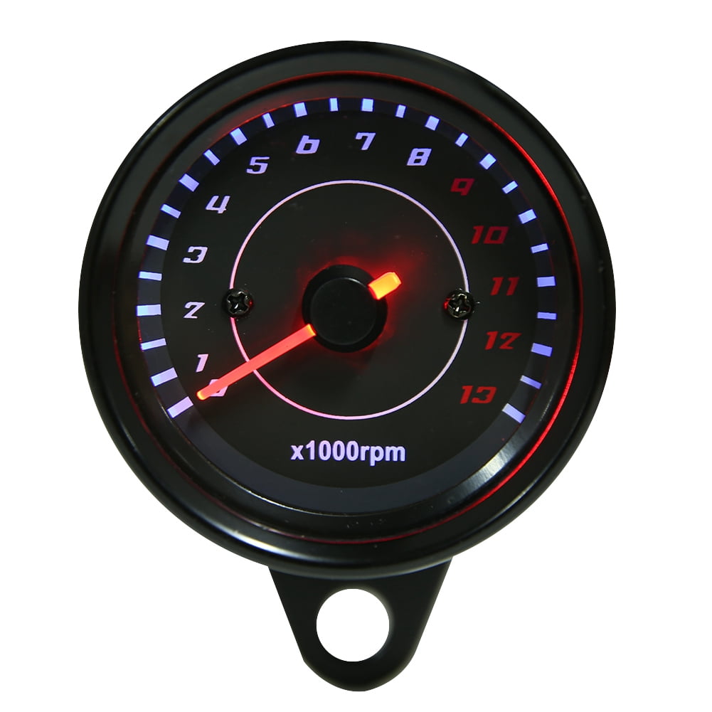 Electronic Tachometer,DC 12V Universal Motorcycle LED Backlight ...