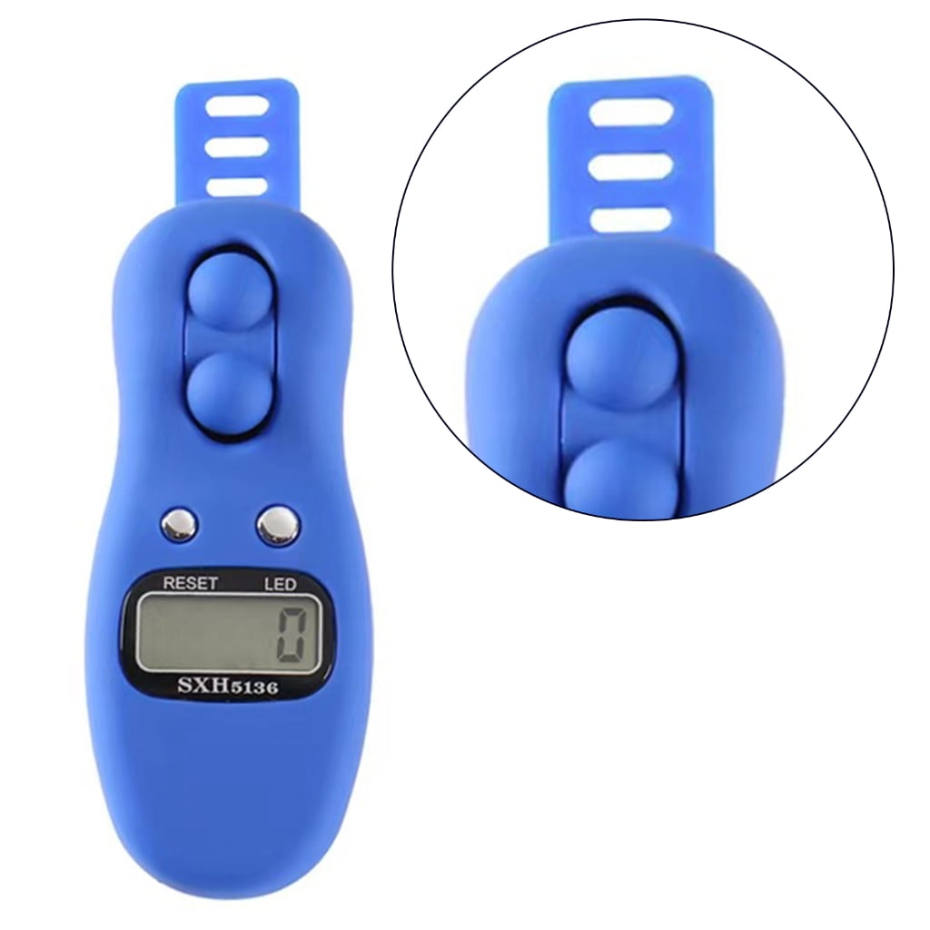 Electronic Tally Counter with LED Resettable Rotating Prayer Bead ...