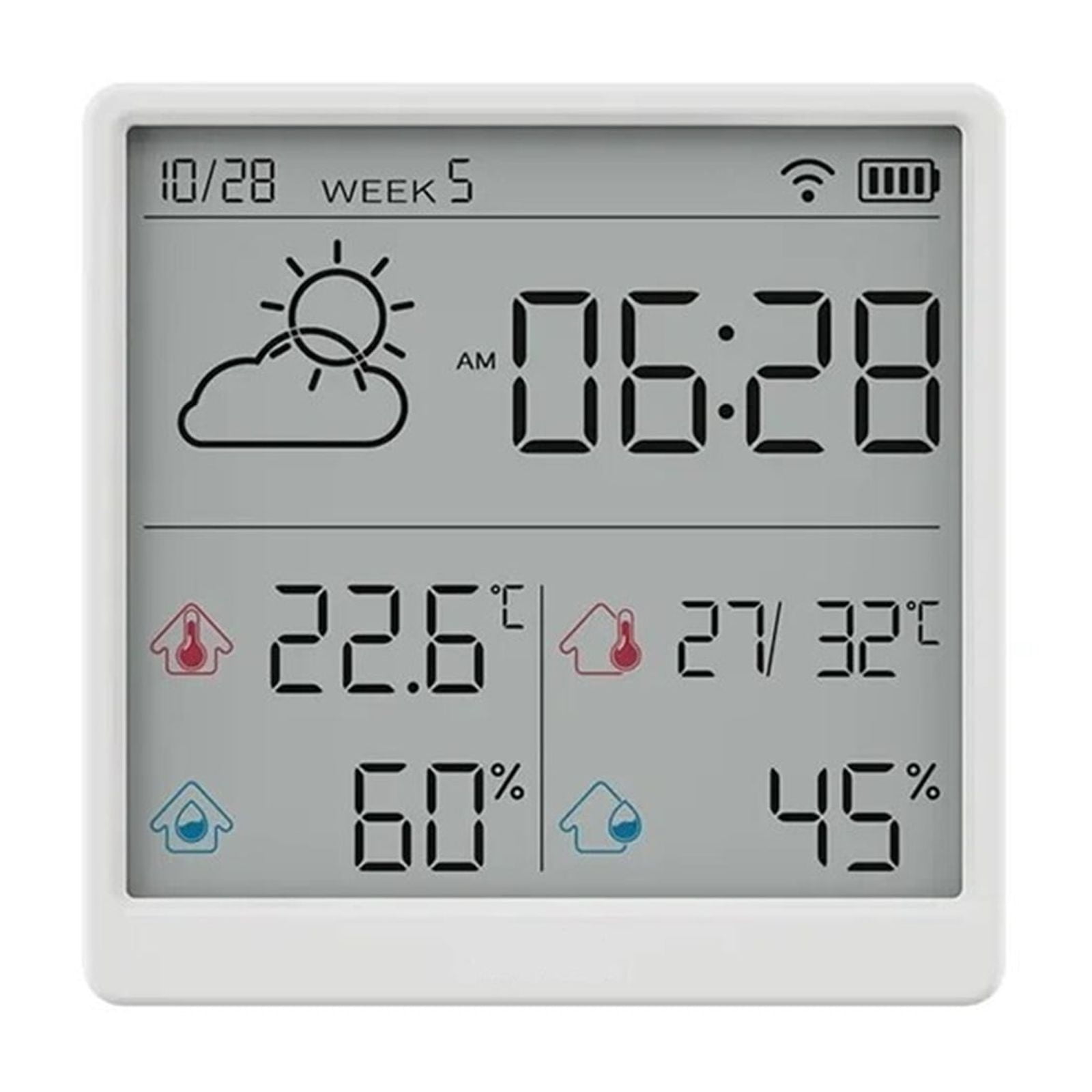 Electronic Temperature Humidity Sensor Wifi Smart Home Weather Station ...