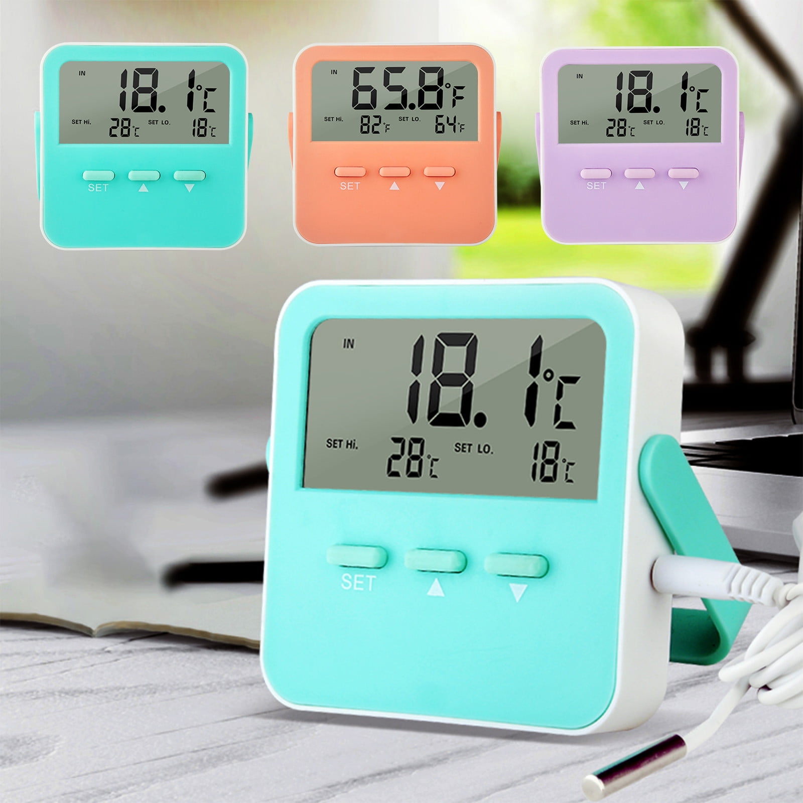 Electronic Temperature Probe, Aquarium Fish Tank Thermometer ...