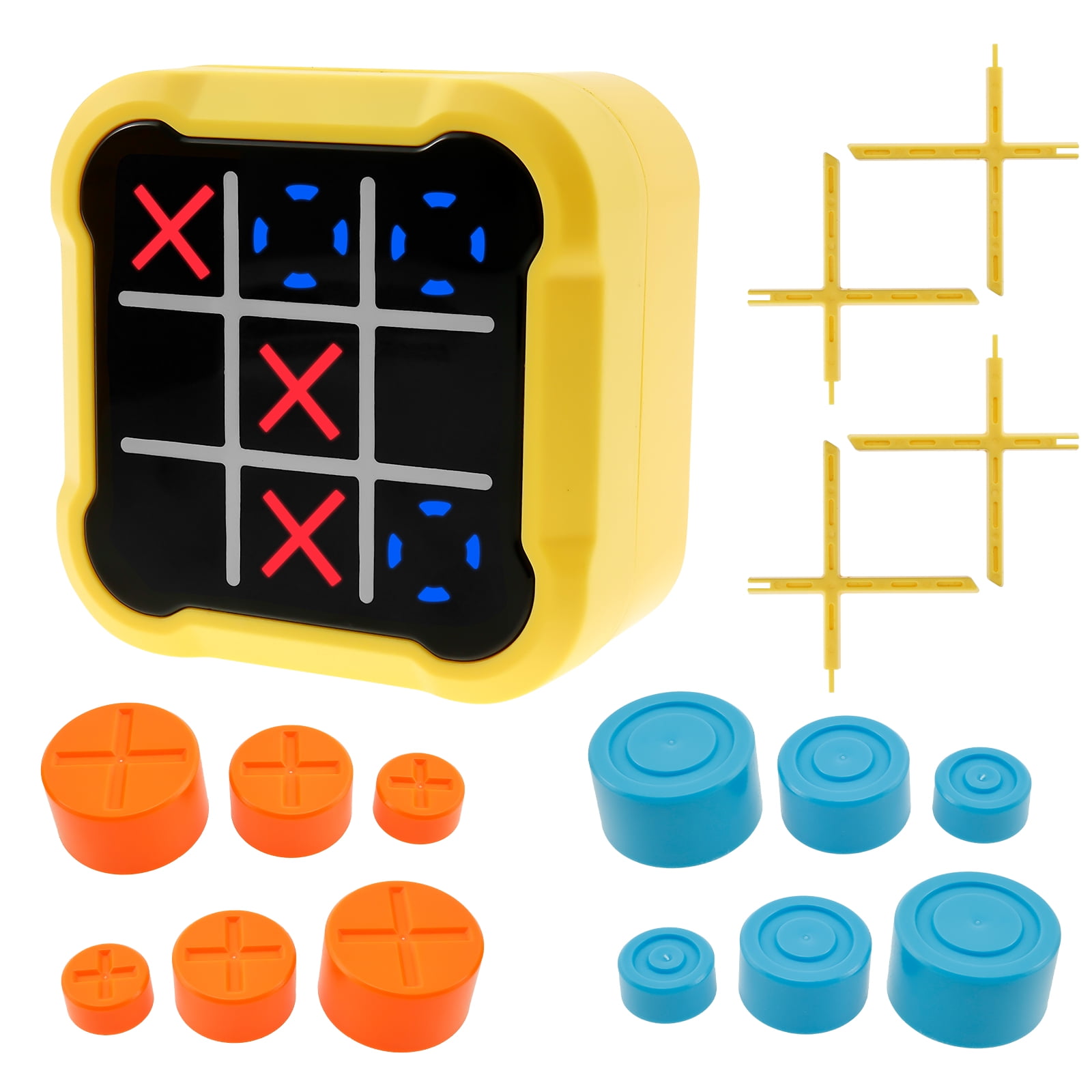 Electronic Tic Tac Toe Game Board Game Rechargeable Handheld Puzzle ...