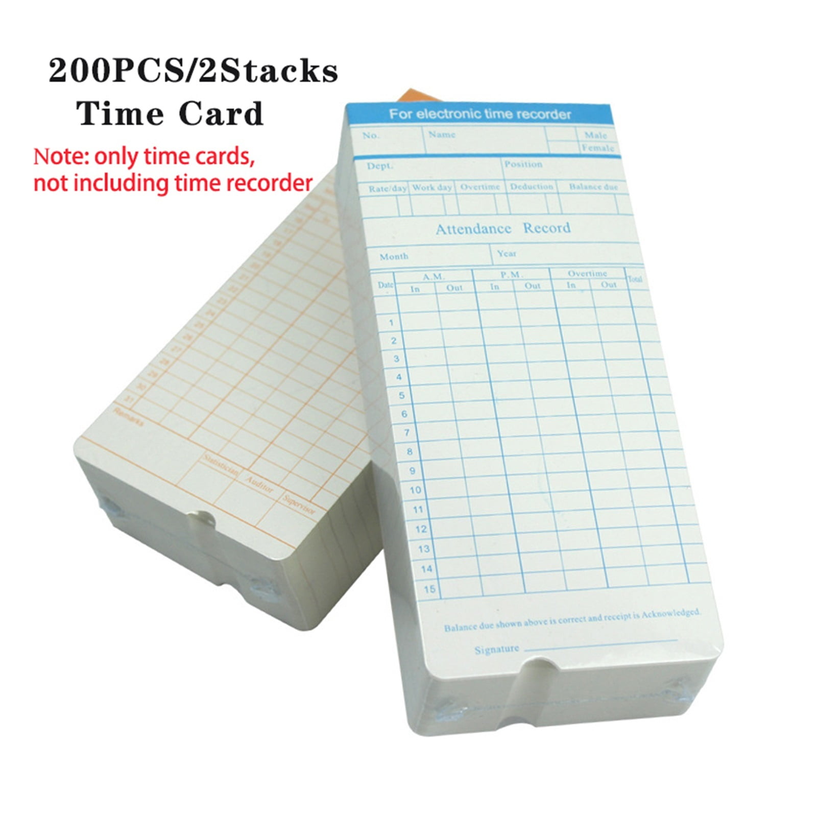 Electronic Time Recorder Employee Time Recording Attendance Machine ...