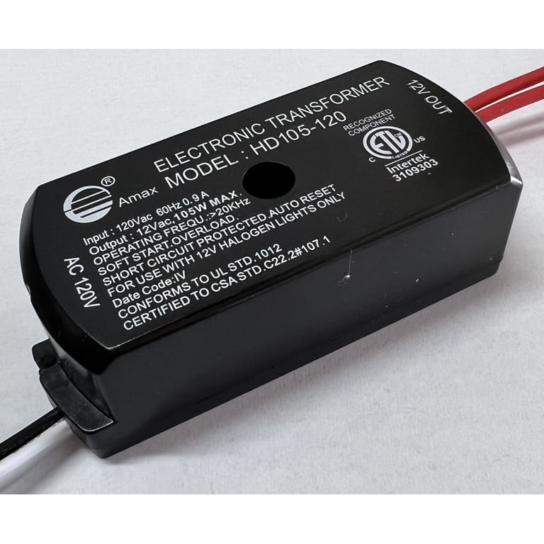 Transformer 12 Volt Under Cabinet Axfee Led Driver 12w Led Transformer