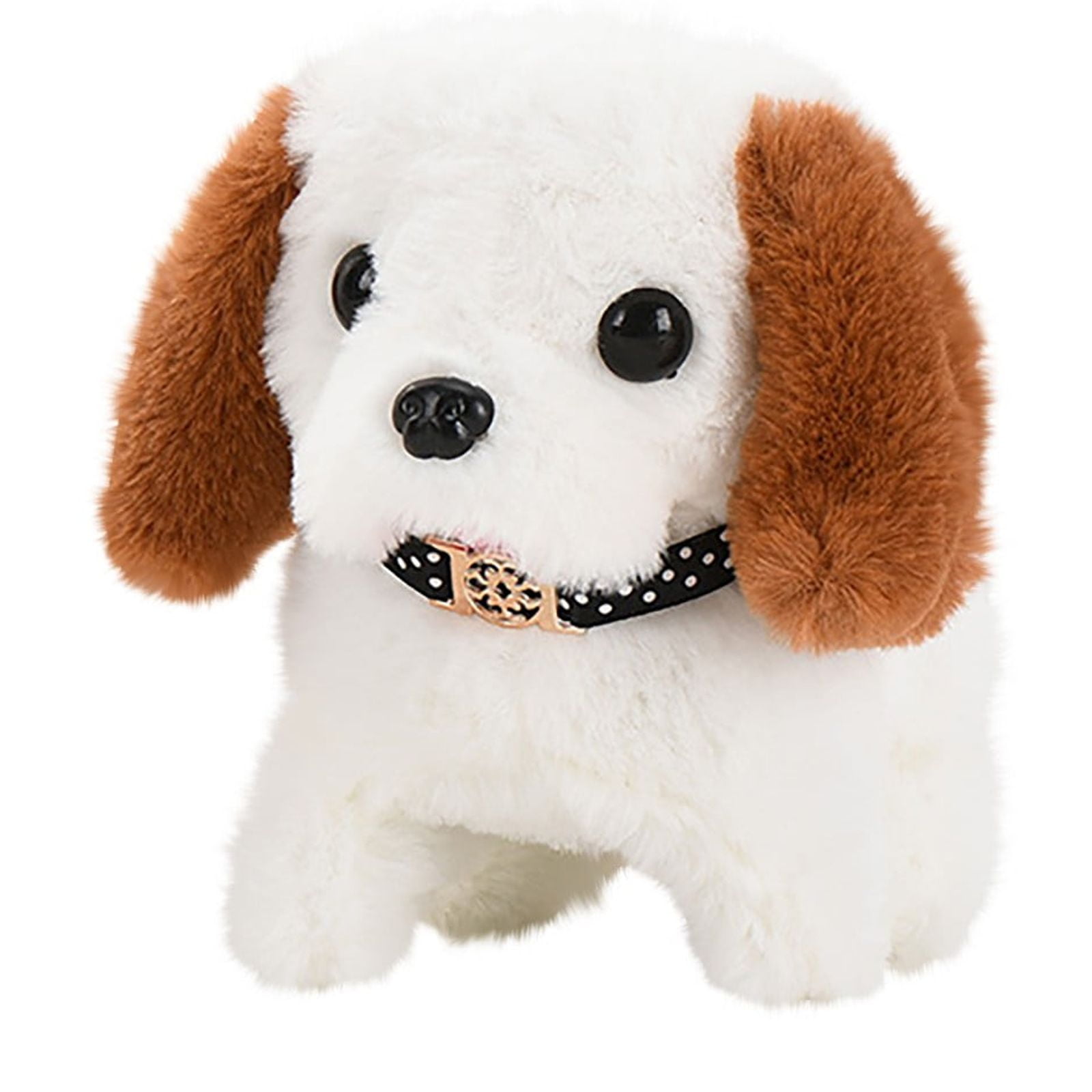 Electronic Walking Barking Plush Dog Toy,Plush Puppy Realistic ...