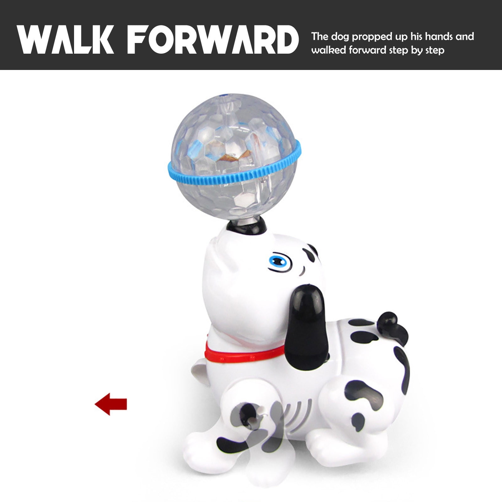 Electronic Walking Dancing Robot Dog Smart Musical Toy with Light Sound ...
