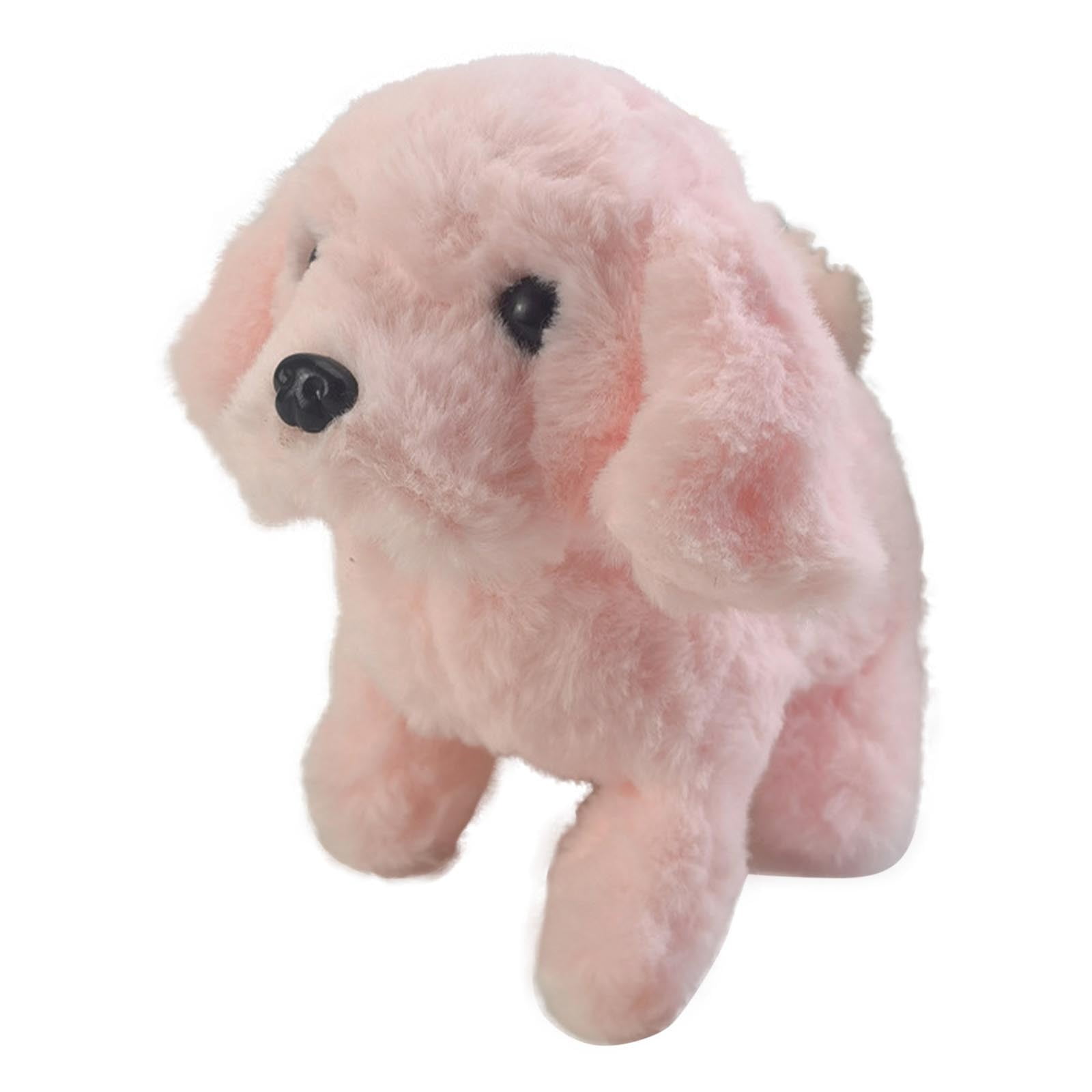 Electronic Walking Simulation Plush Dog Toy | Interactive Sound & Light ...