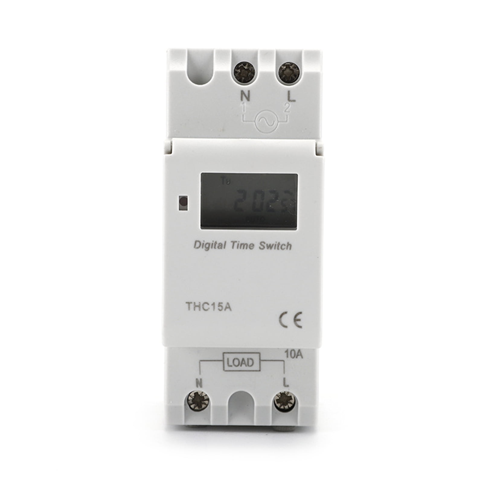 Electronic Weekly 7 Day Programmable Digital Time Switches Relays LCD ...