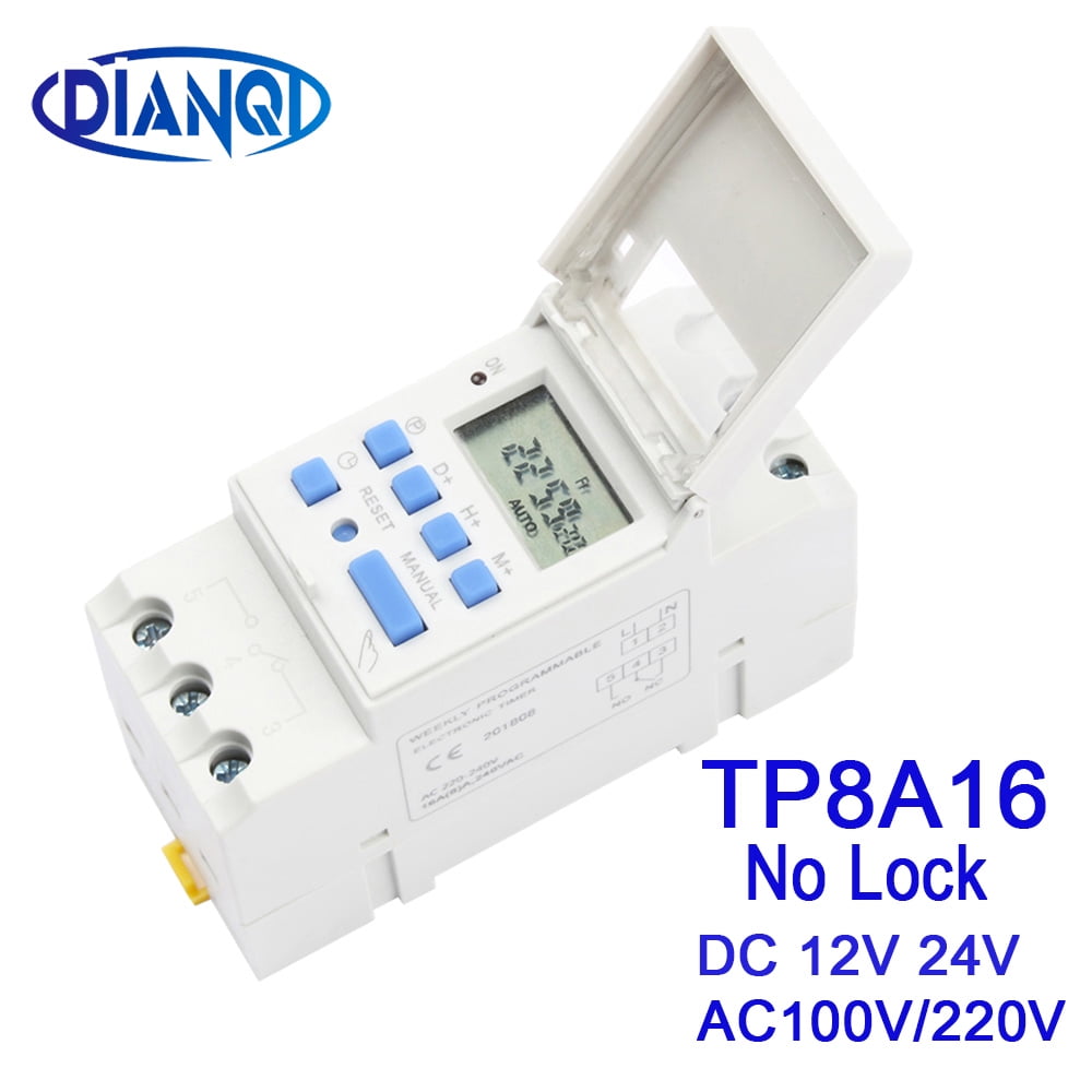 Electronic Weekly 7 Days Programmable Digital TIMER SWITCH Relay Control 220V 230V 6A 10A 16A ...