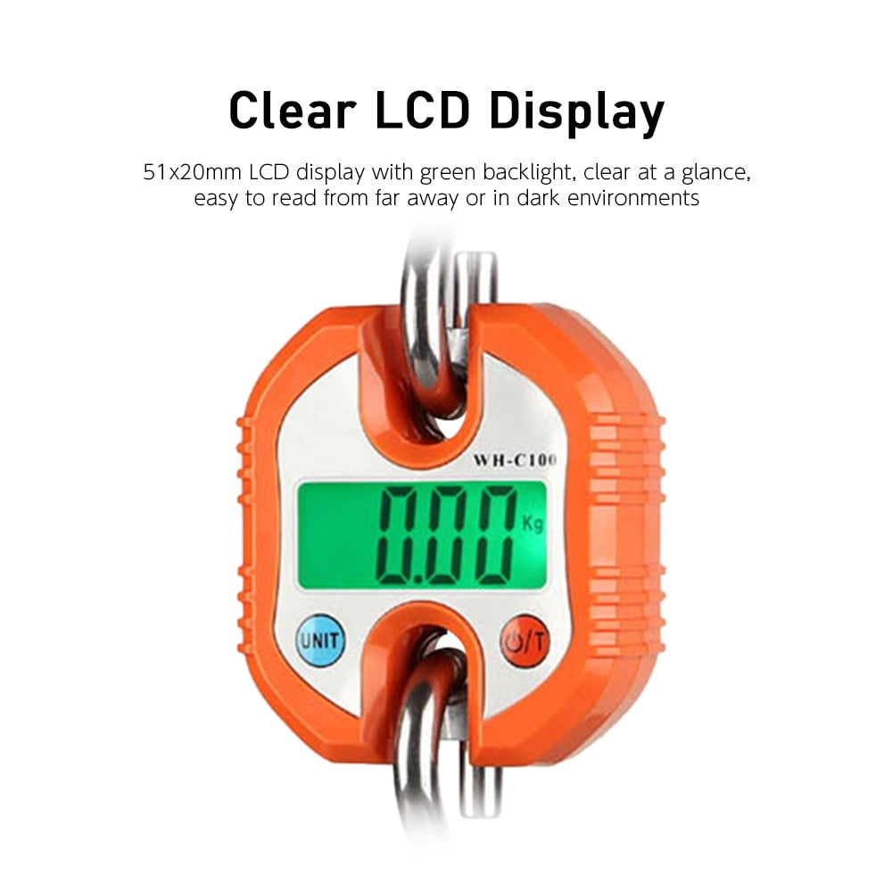 Electronic Weigher,Scale Lcd Steel Scales Farm Market Portable Crane ...