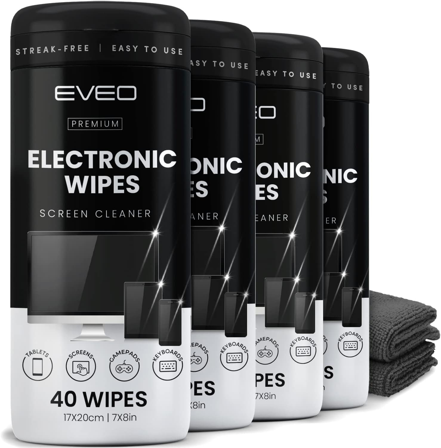 Electronic Wipes Streak-Free Screen Cleaner, TV Screen Cleaner for ...