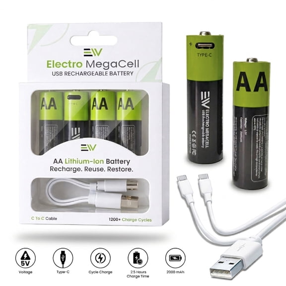 2 AA Batteries