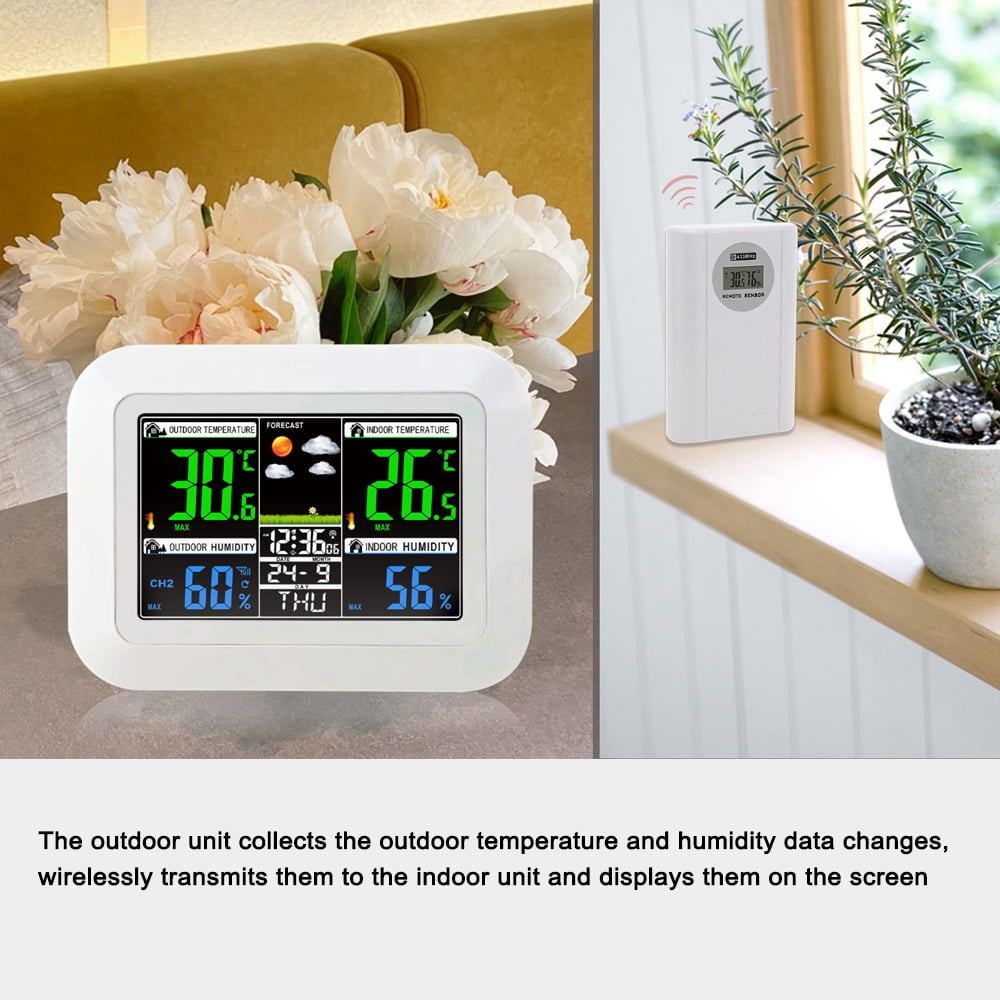 Electronic alarm clock,Clock And Indoor Temperature Tester And Indoor ...
