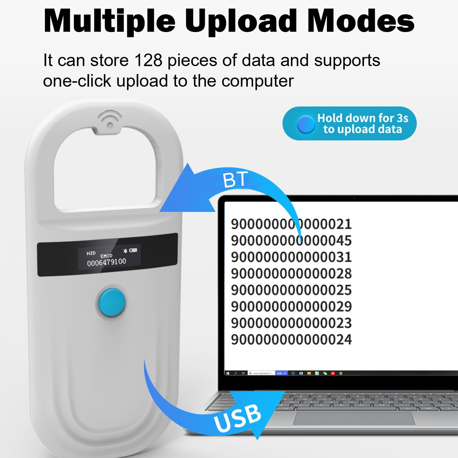 Electronic reader,Oled Display Store Pieces Of Data Store 128 Pieces Of ...