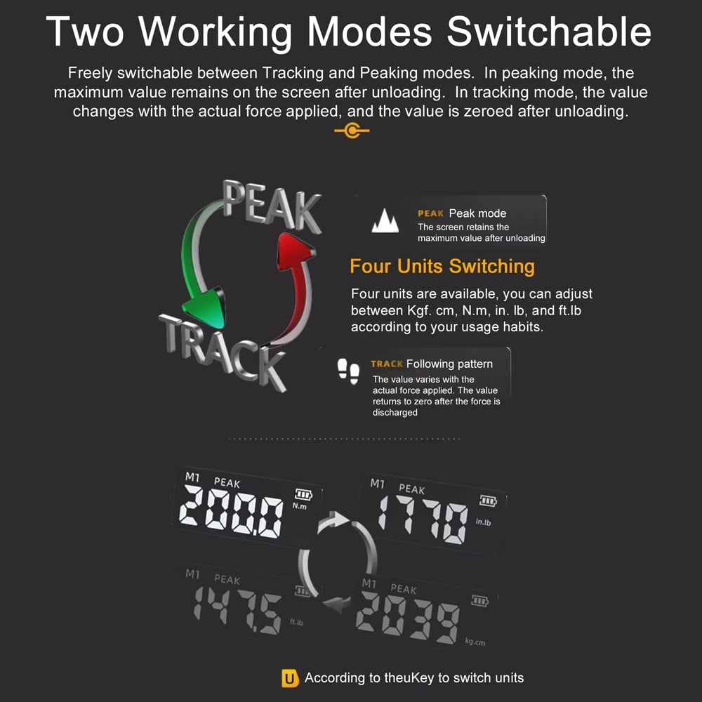 Electronic torsion meter,Two Modes Adjustable Torque Meter Torsion ...