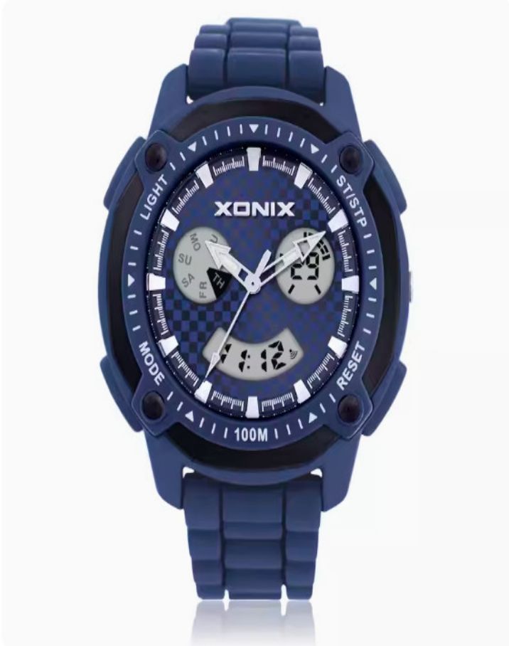 Electronic watch Double display watch Male waterproof sports middle ...