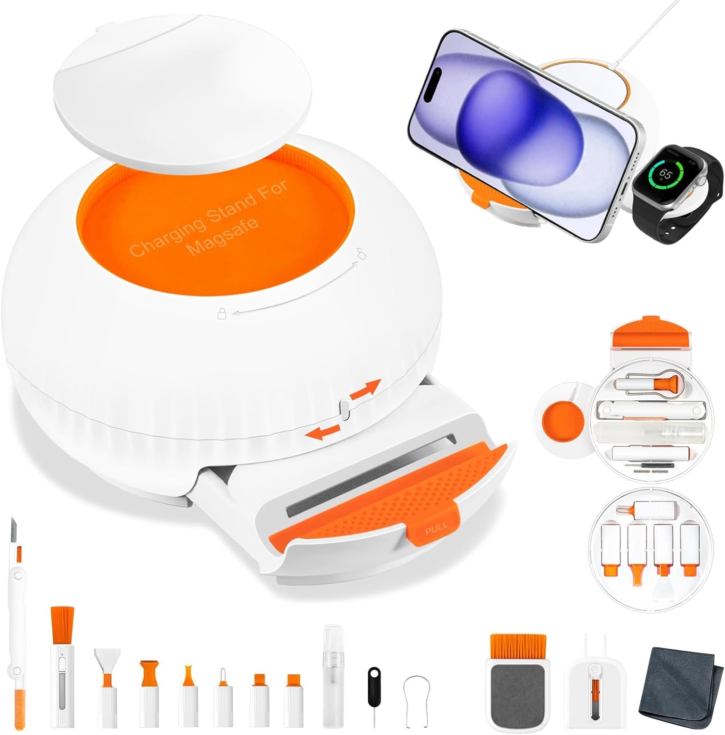 Electronics Cleaner Kit, 25 in 1 Charging Port Cleaner for Airpod ...