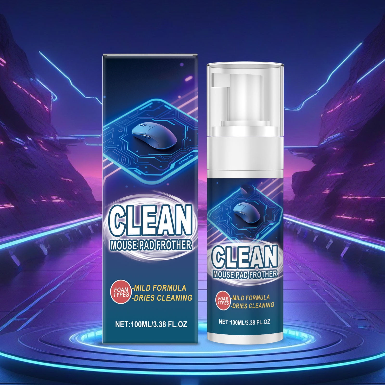 Electronics Cleaning Foam & Quick-Dry Deodorizer, Multi-Surface Foam ...