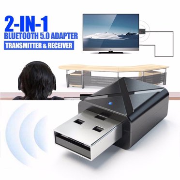 Bluetooth Adapter, 2-in-1 Wireless Transmitter & Receiver for Streaming ...