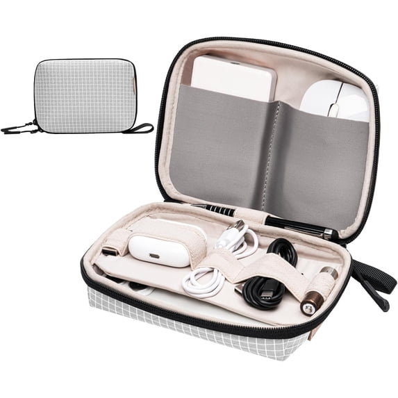 Electronics Organizer Cord Organizer Travel, Small Tech Bag for Cords ...