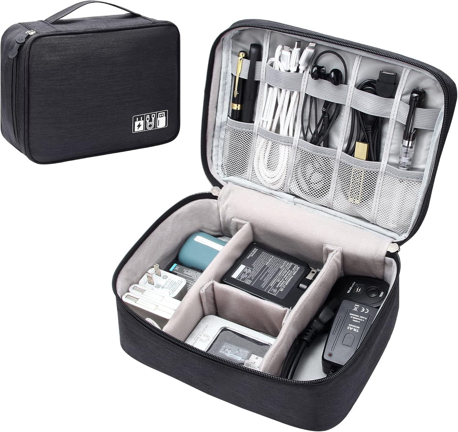 Electronics Organizer Travel Universal Organizer Bag Electronics ...