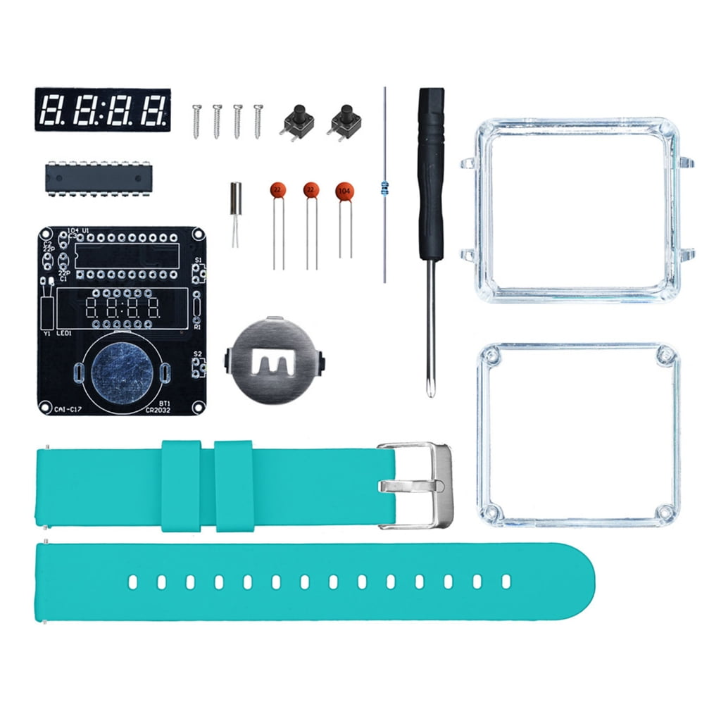 Electronics Project Customizable LED Wristwatches With Metal Hybrids ...