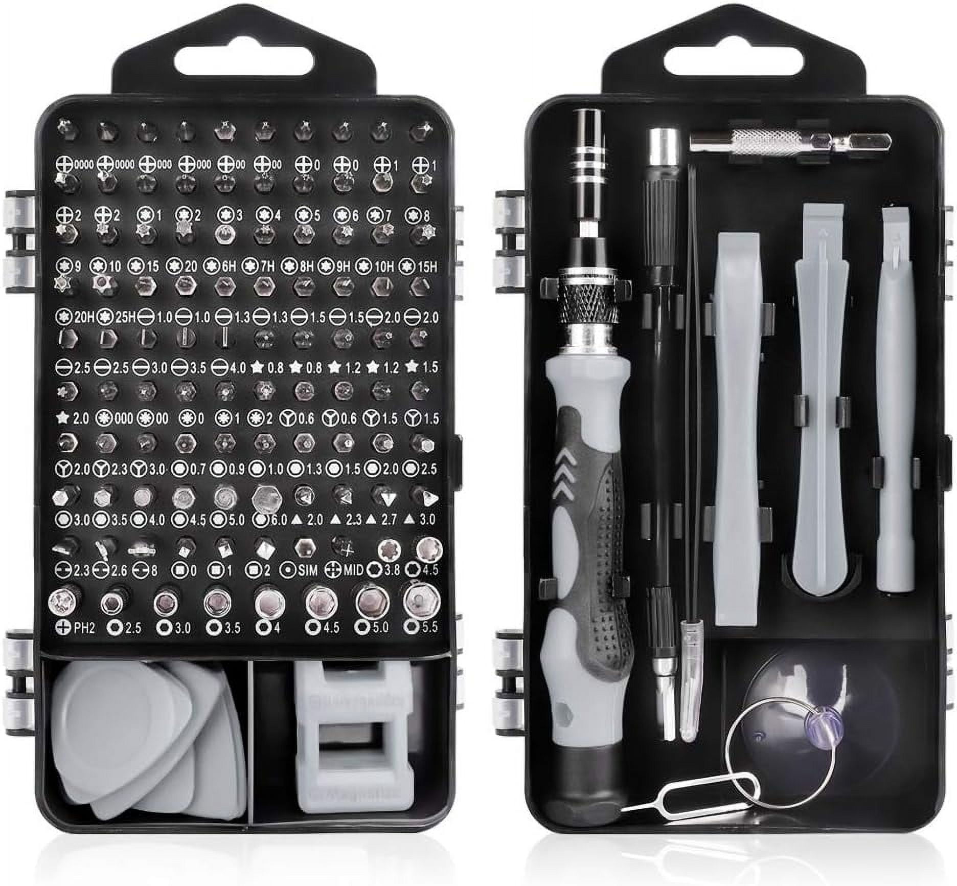115 in 1 Laptop Screwdriver Sets, Electronics Tool Kit with Magnetic ...
