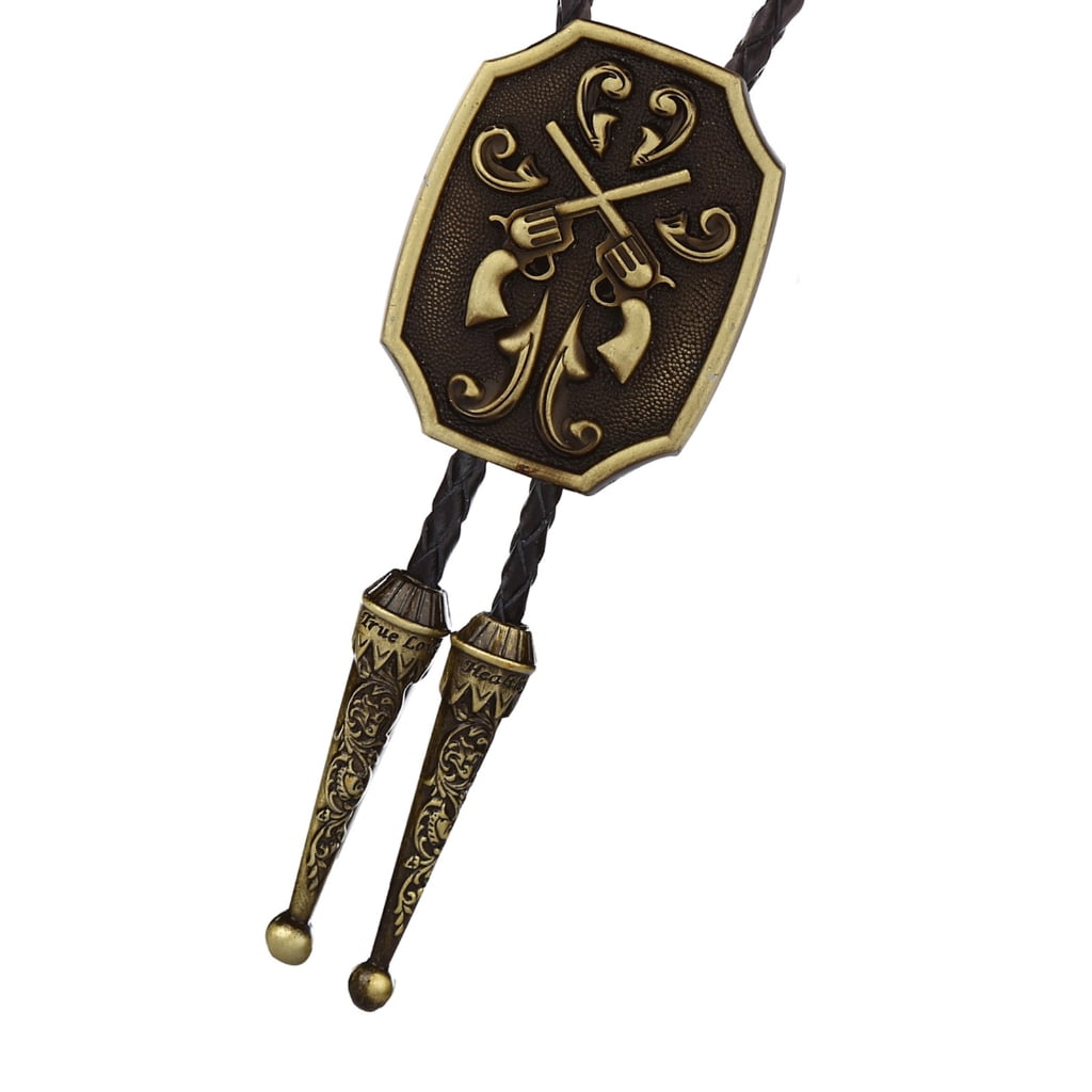 Electroplate Bolo Tie Unisex Cowboy Neck Ties Rodeos Tie Necklace ...