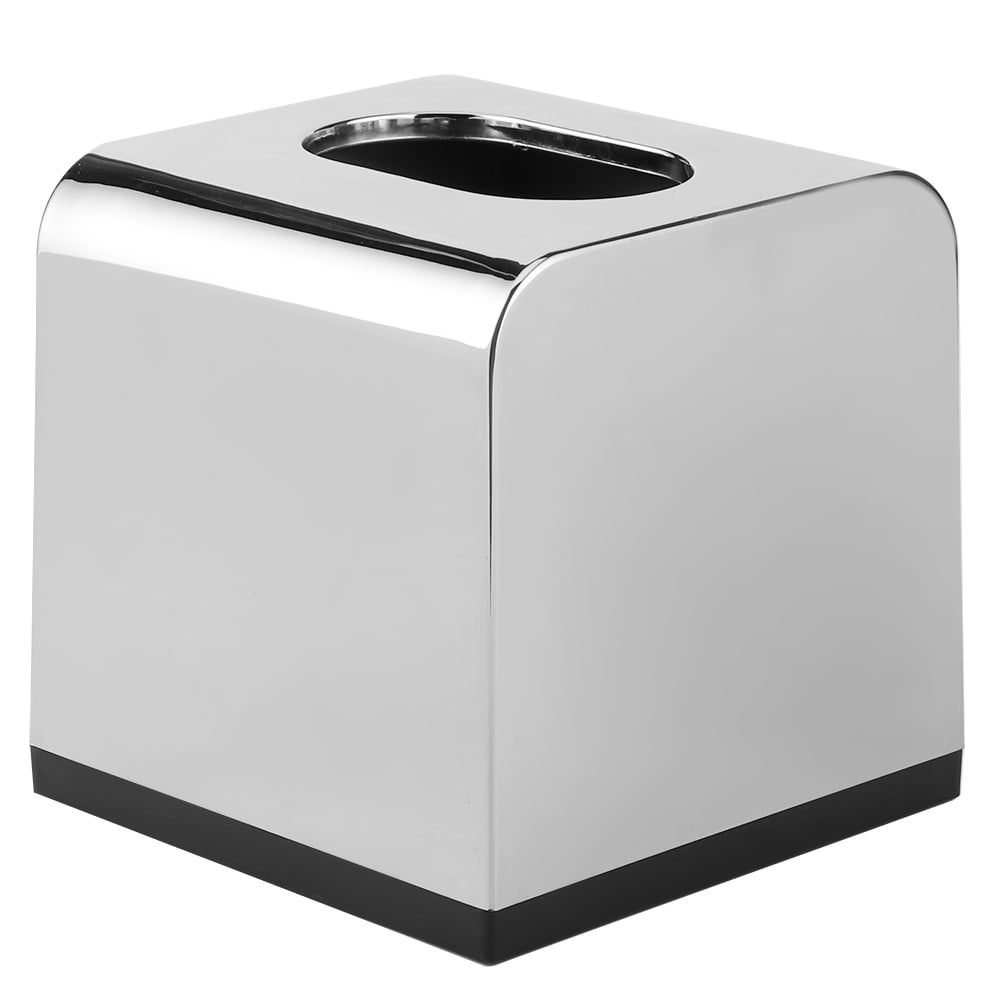 Electroplate Large Tissue Box Napkin Paper Storage Case for Home Living ...