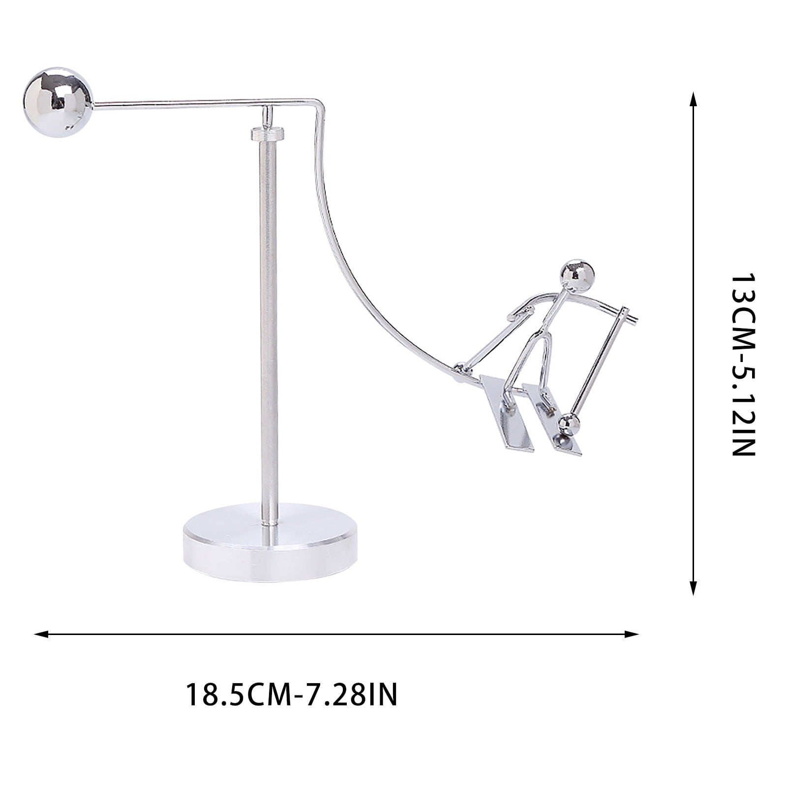 Electroplated Balancing Sculpture Desk Toy Physics Art Decor Gift for ...
