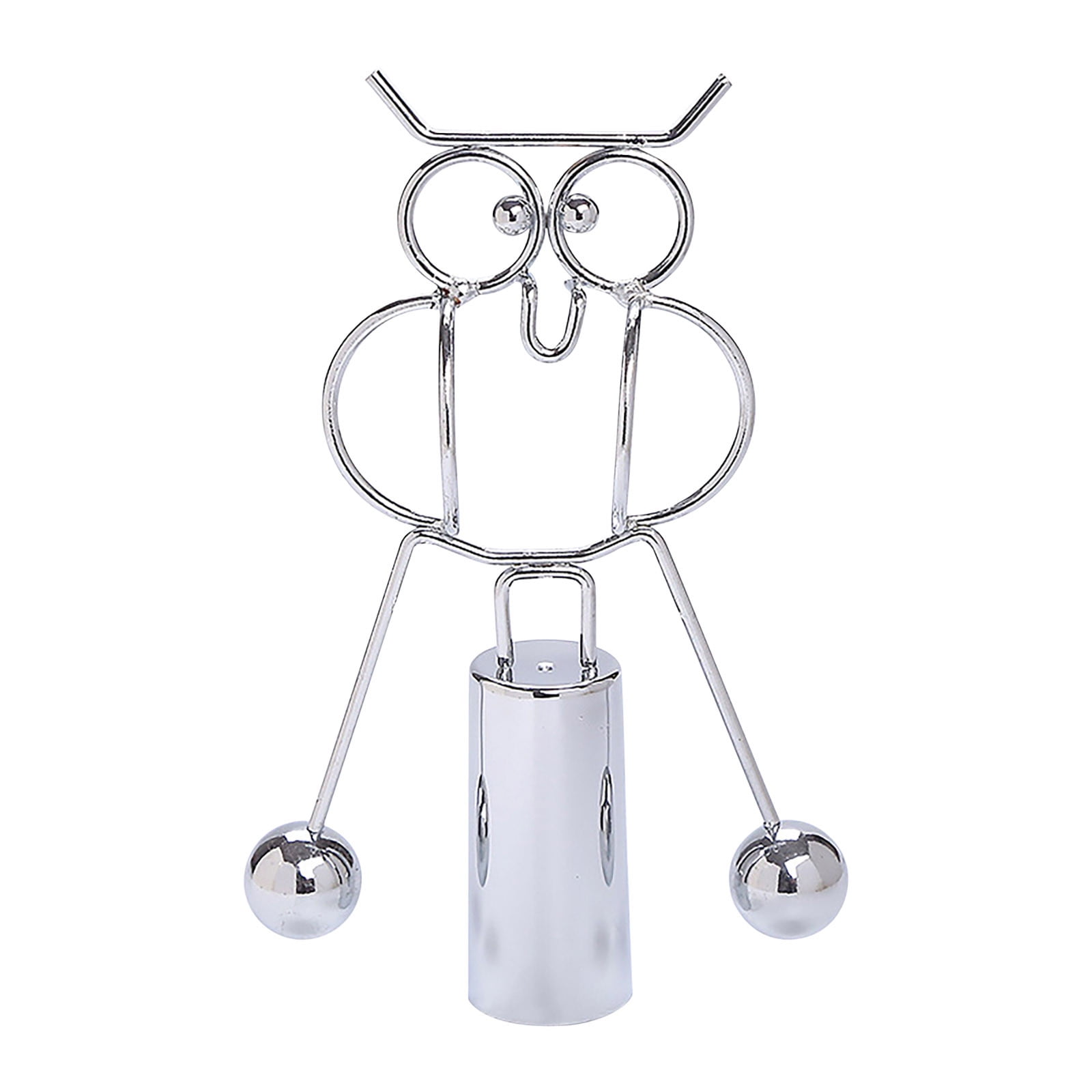 Electroplated Balancing Sculpture - Iron Art Figurine, Physics Desk ...