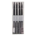 Electroplated Candles Black Electroplated Threaded Taper Candles, Set ...