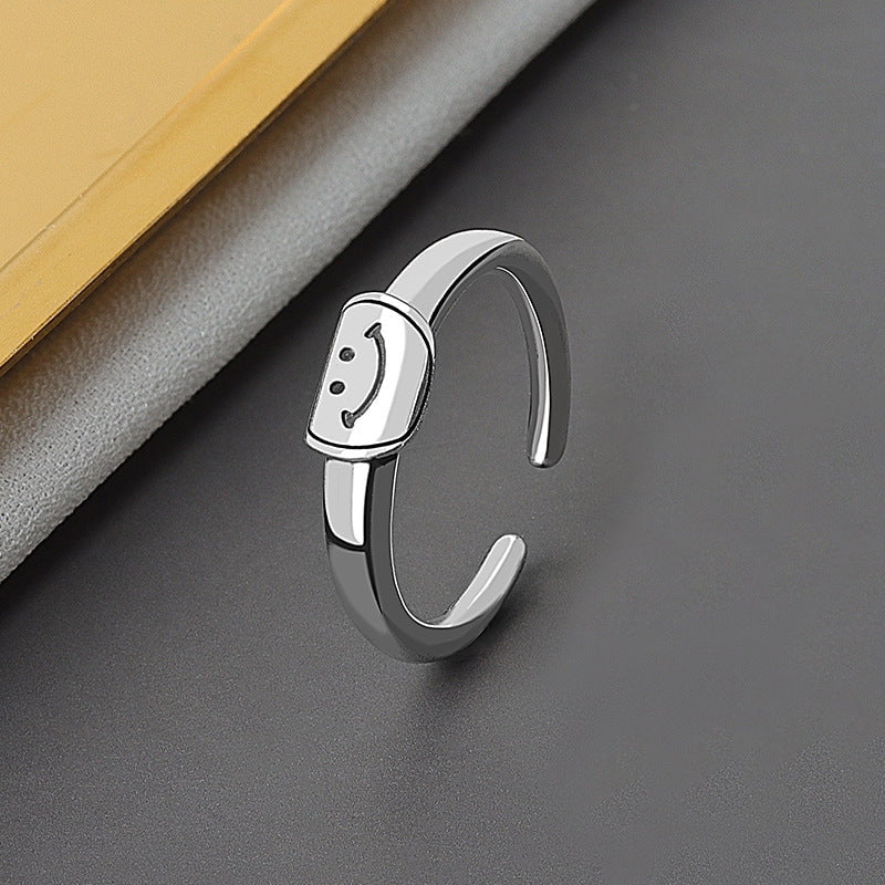 Electroplated Copper Ring Fashion Trendy Retro Forest Ring Golden ...