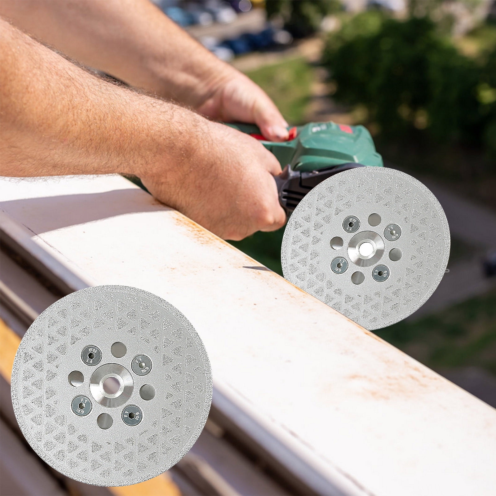 Electroplated Diamond Cutting Grinding Disc,Brazed Diamond Double-Sided ...