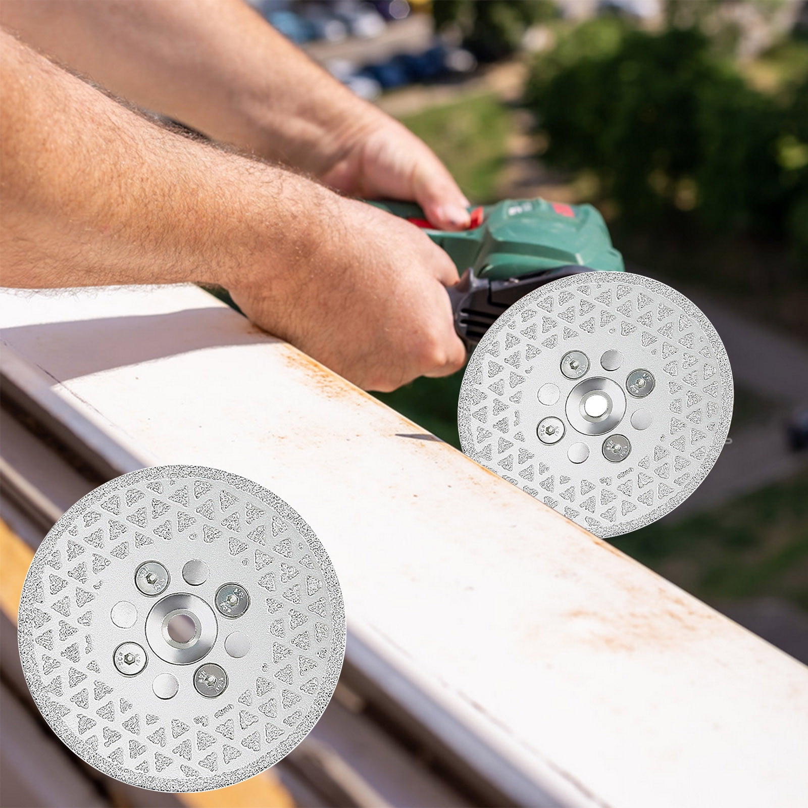 Electroplated Diamond Cutting Grinding Disc,Brazed Diamond Double-Sided ...