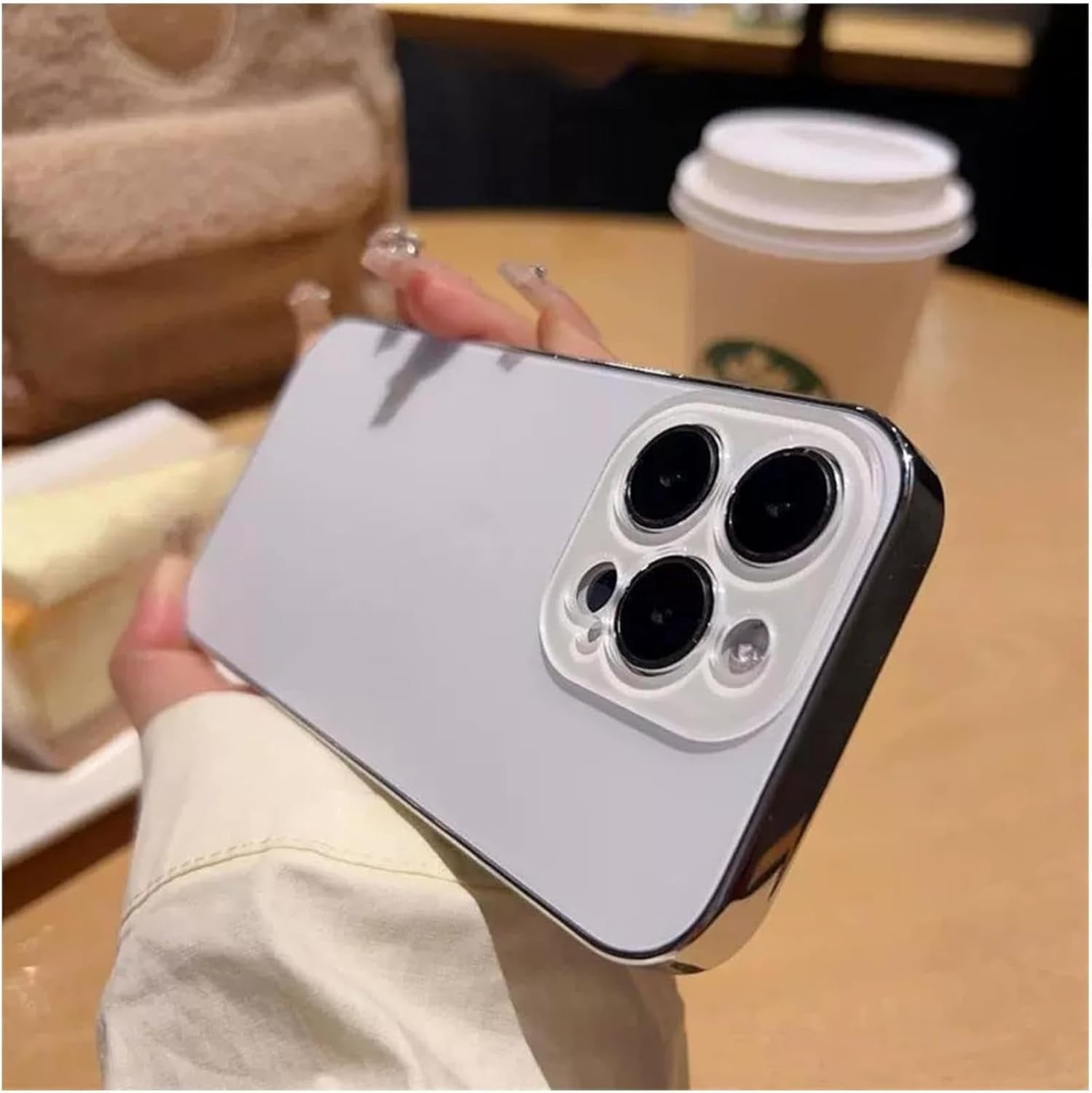 Electroplated Matte Acrylic Tempered Glass Case for iPhone, New Cover ...