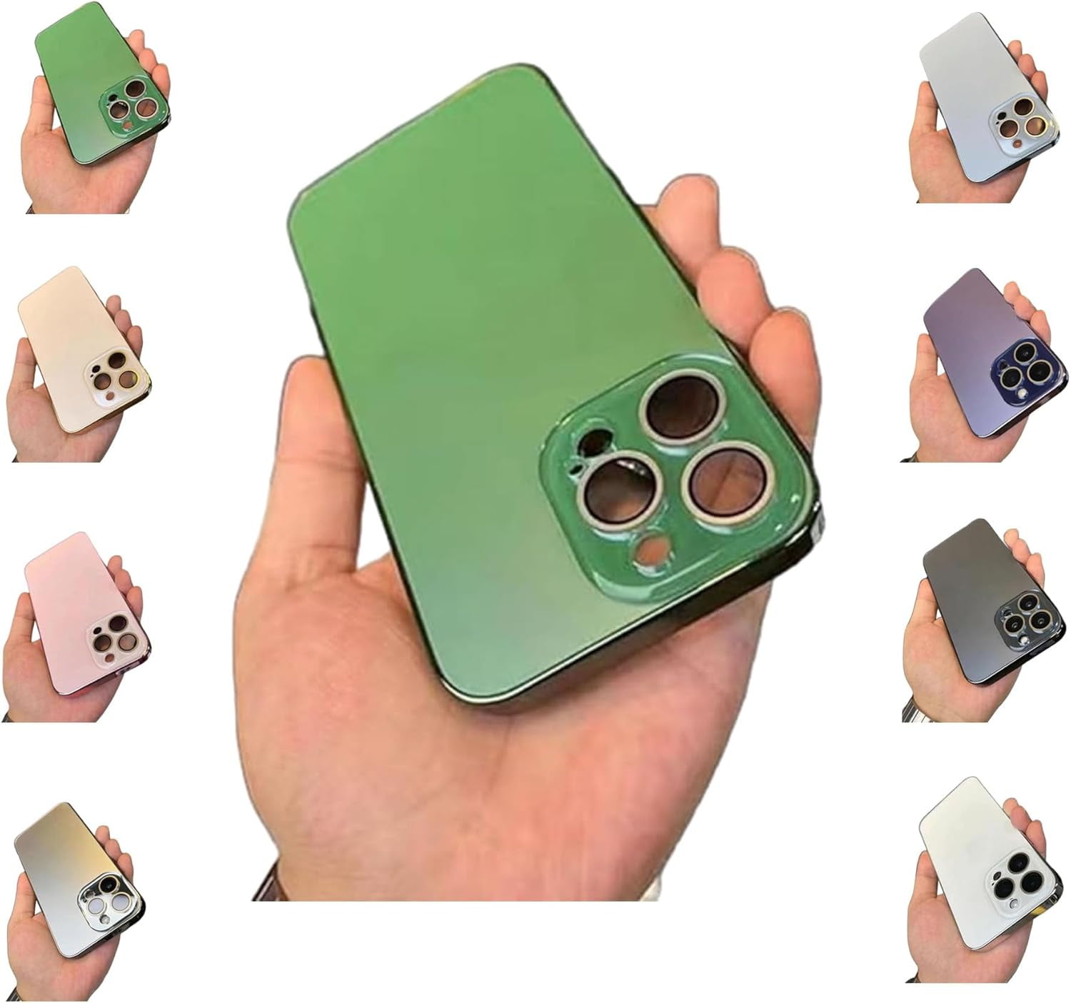 Electroplated Matte Acrylic Tempered Glass Case for iPhone, New Ultra ...