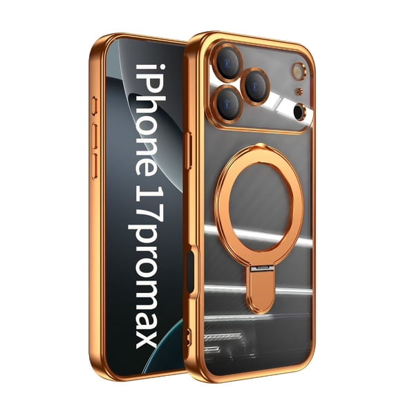 Electroplated transparent magnetic case for iPhone 17 Pro Max and ...
