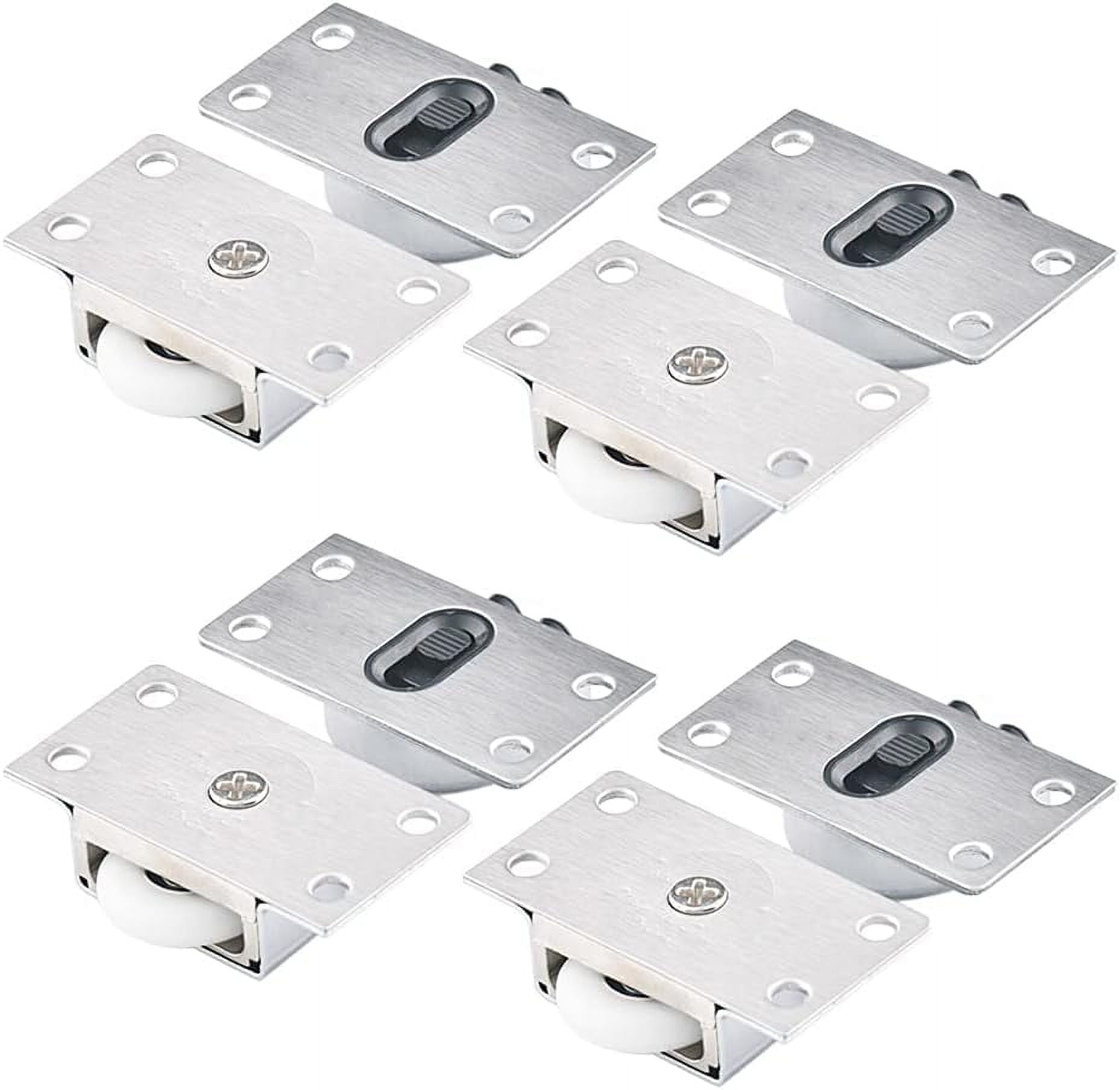 Electroplating Finish Furniture Sliding Door Rollers, Zinc Metal Nylon ...