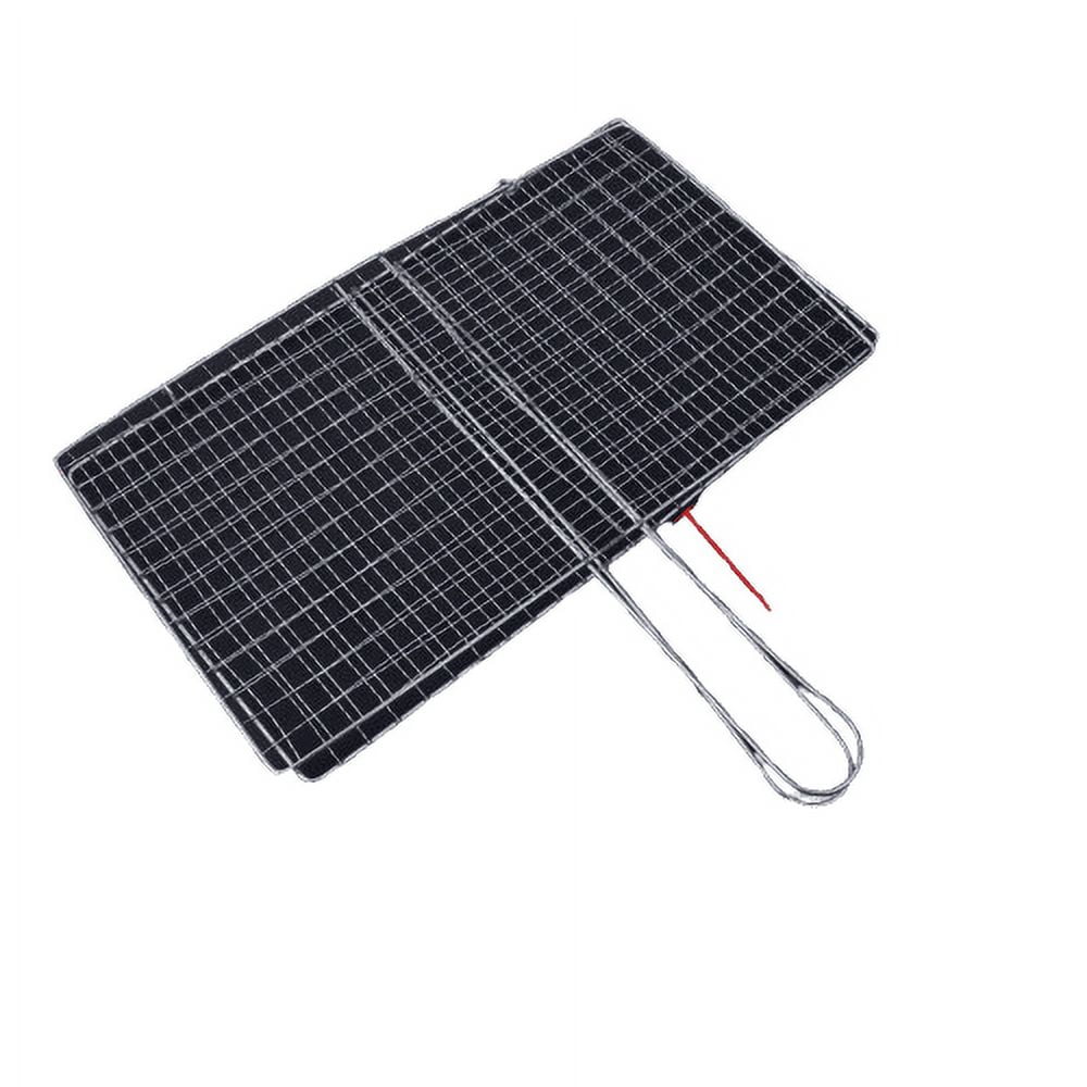 Electroplating grilled fish net clip stainless steel grilled fish clip vegetable clip iron clip ...