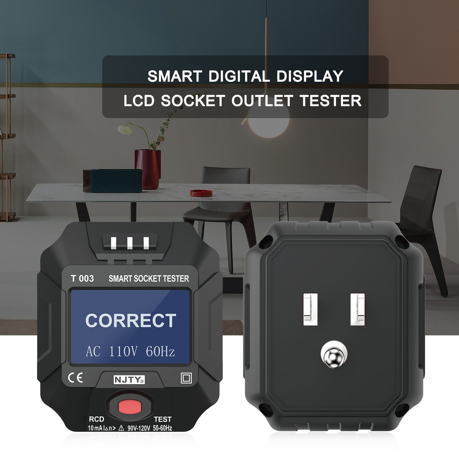 Electroscope,90~120v Tester Circuit Wall Socket Tester Circuit Wall ...