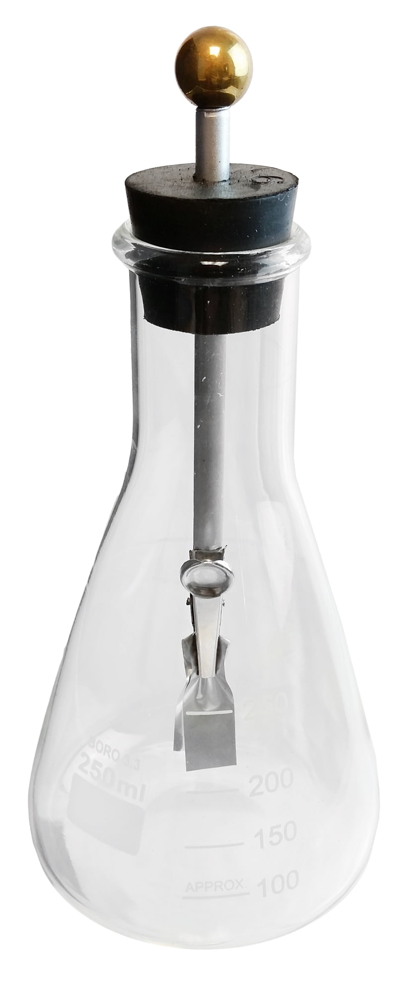 Flask, Electroscope- With Electroscope Assembly, Aluminum Leaves ...
