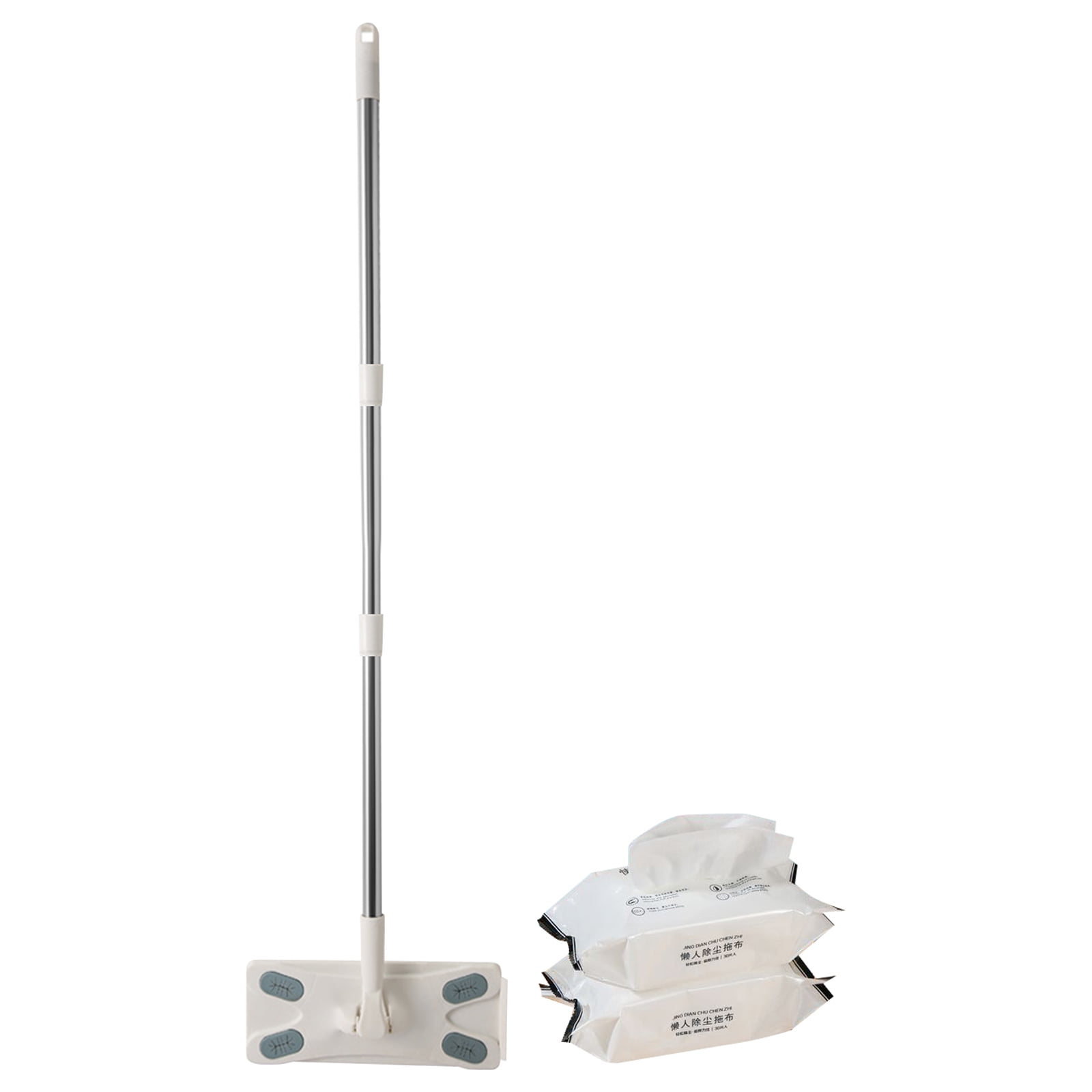 Electrostatic Disposable Dust Mop - Wet and Dry Floor Cleaning System ...