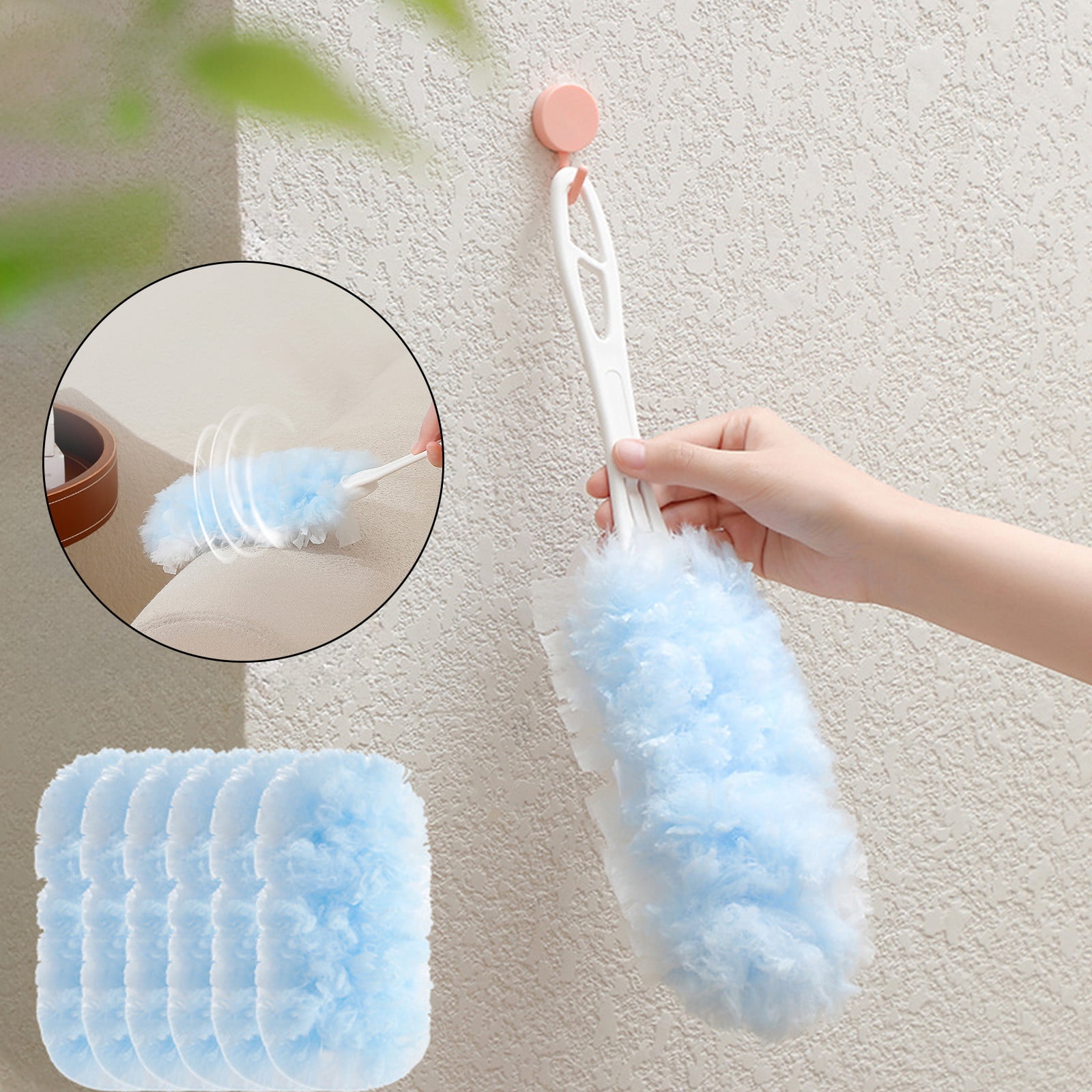 Electrostatic Duster, Replaceable Brush Head, Foldable Design ...