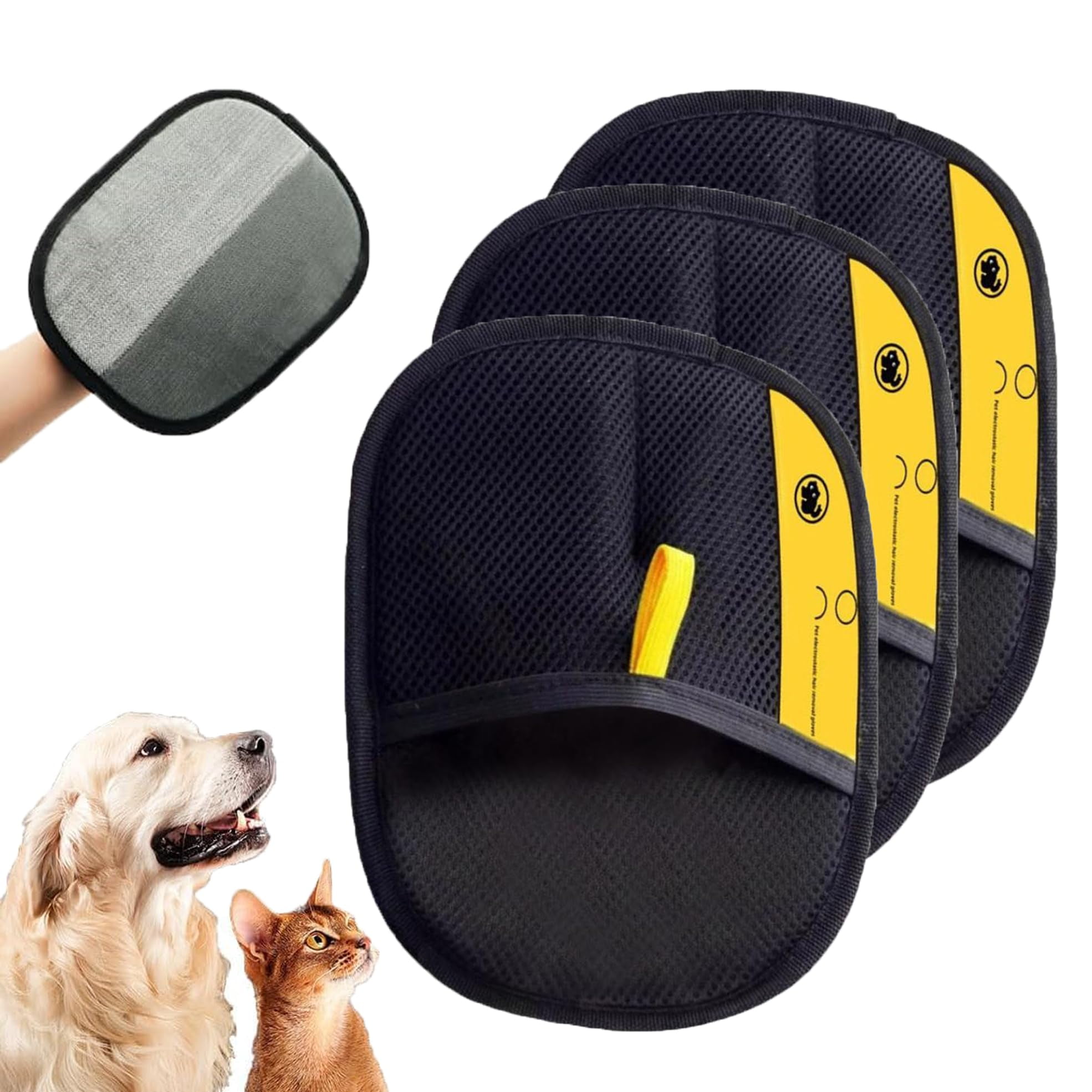 Electrostatic Gloves Pet Hair Removal, 2025 Upgraded Goalintent Pet ...