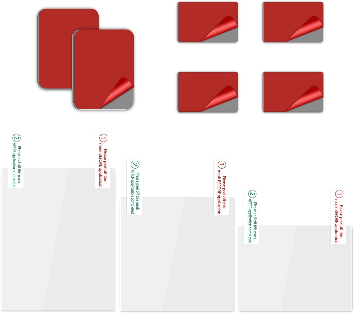 Electrostatic Sticker for Mounting Dash Cam, Windshield Adhesive for ...