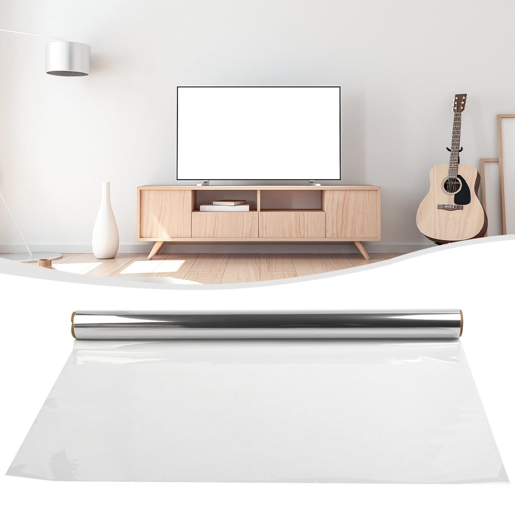 18x16.4Ft Electrostatic Wall Protector Film, Clear Static Cling ...