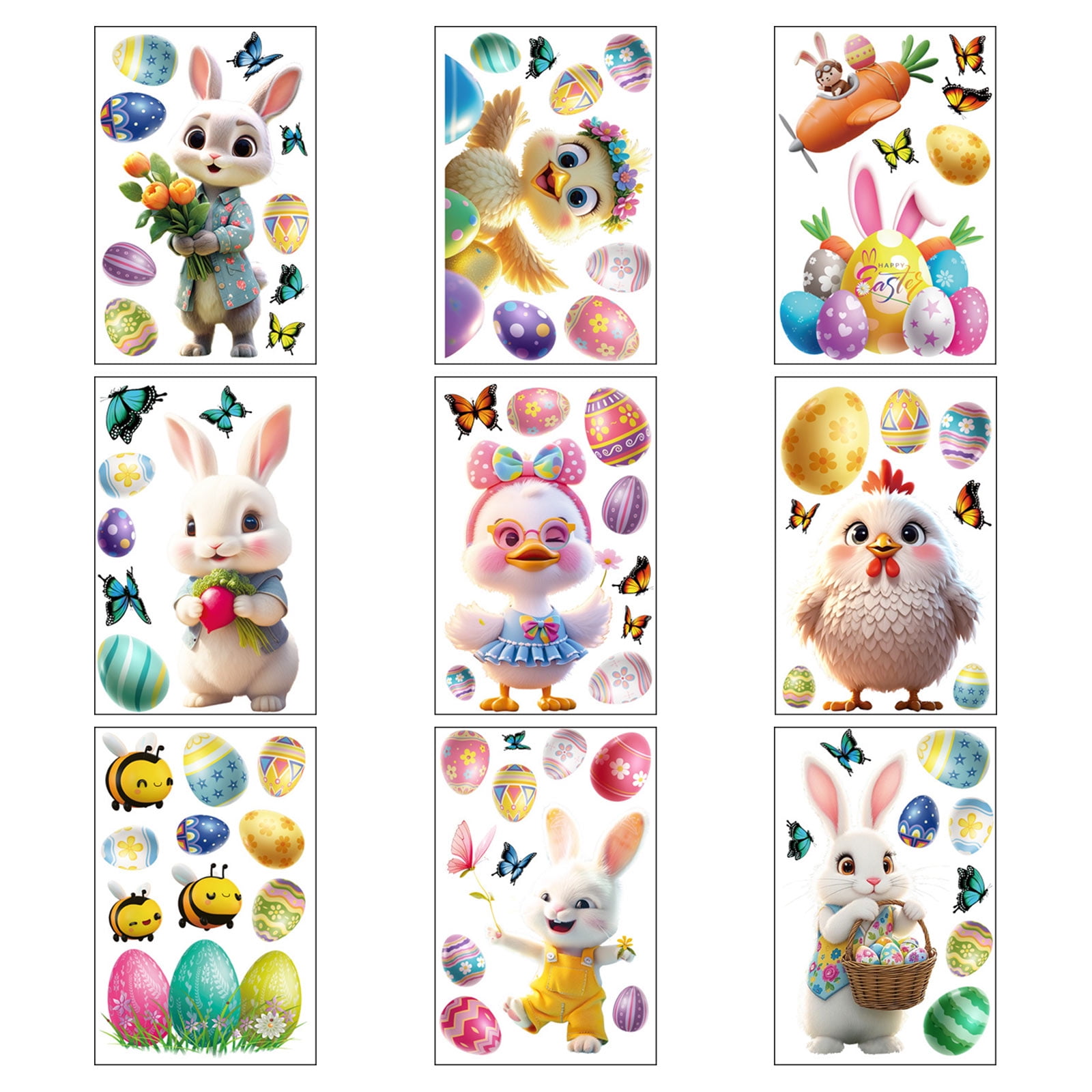 Electrostatic Window Sticker Window Glass Door Decoration Sticker ...